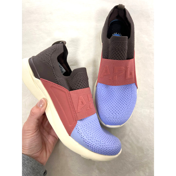 APL | Shoes | New Apl Techloom Bliss Slip On Running Shoe Chocolate ...